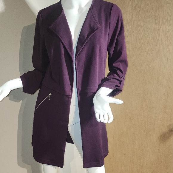Soho | Jackets & Coats | Soho Deep Purple Trench Coat | Poshmark